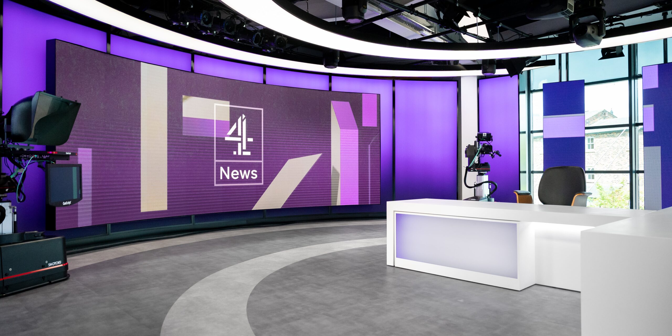 East On Commercial Interiors delivers new Channel 4 News Leeds studio ...
